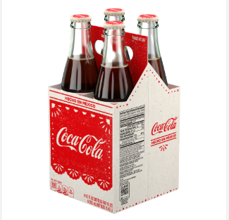 Mexican Coca Cola 4 Pack | Paisanos Latin Cuisine